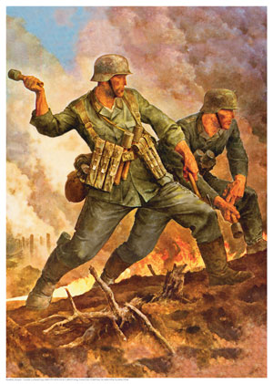 Plakat, Kämpfer | Deutscher Buchdienst